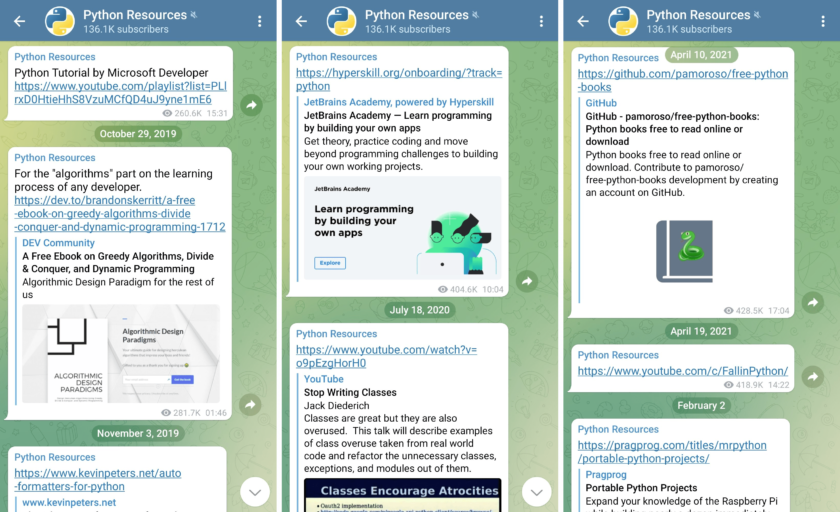 10 Telegram-каналов по Python — Tproger