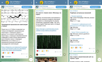 10 Telegram-каналов по Python — Tproger