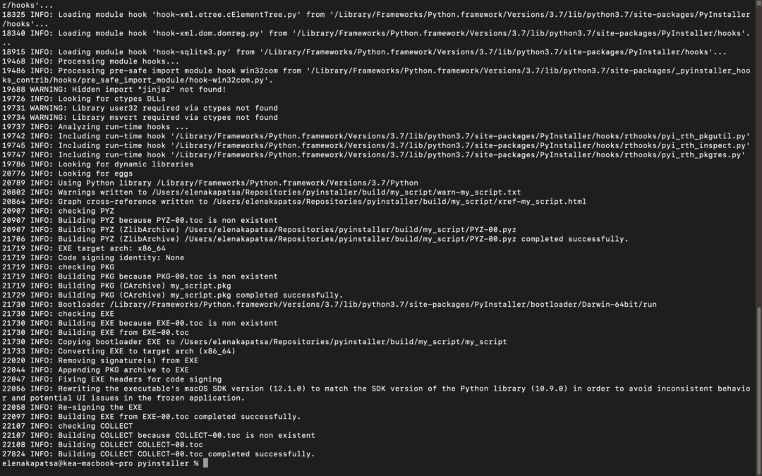 Как преобразовать скрипт Py в файл Exe